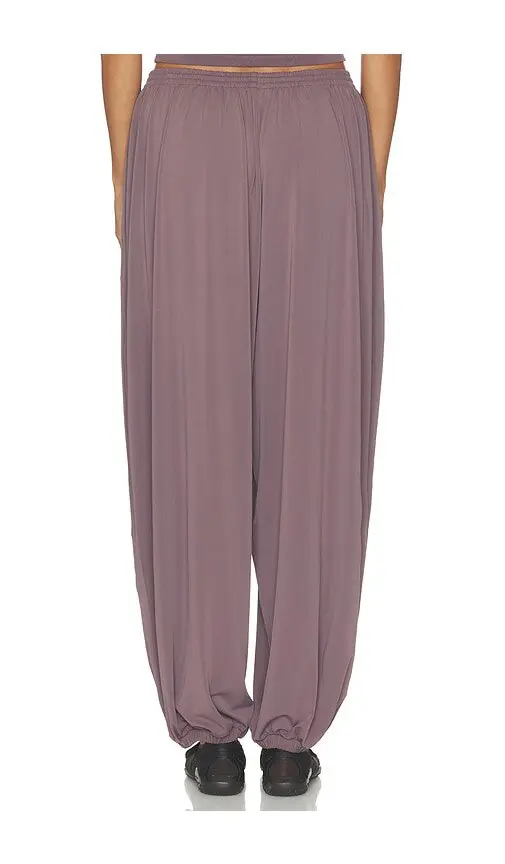 NIKESKIMS Stretch Knit Harem Pants In Taupe