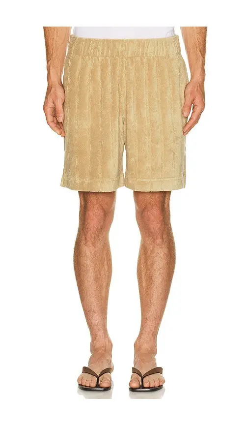J. Lindeberg Allan Stripe Terry Shorts