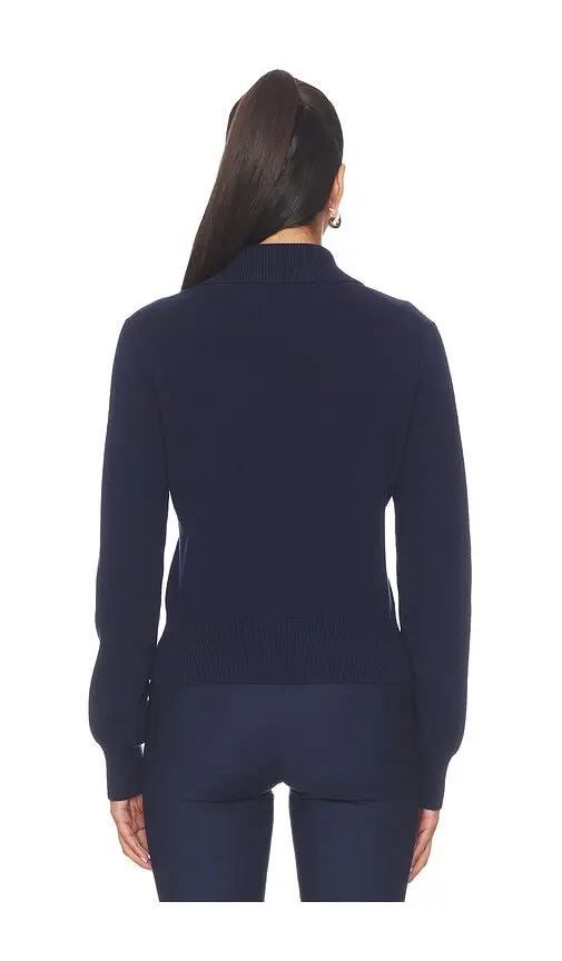 525 America Millicent Extended Placket Collared Knit