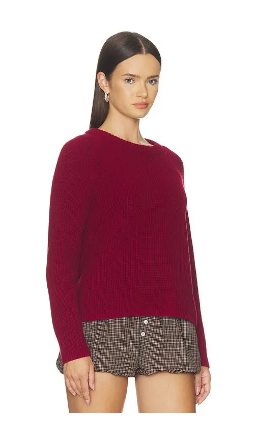 525 America Jane Pullover Sweater In Burgundy