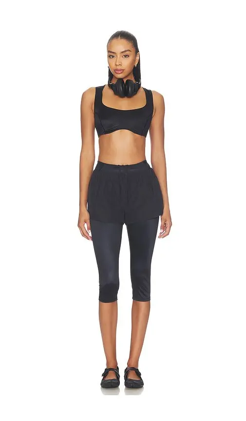 NIKESKIMS Shine Open Scoop Bra In Black