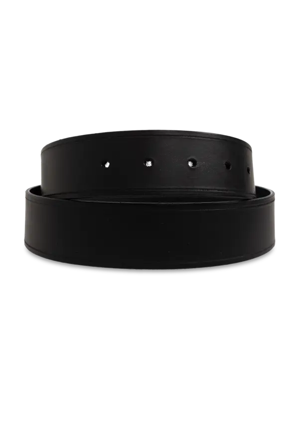 Etro Wide Leather Belt With Embellished Buckle