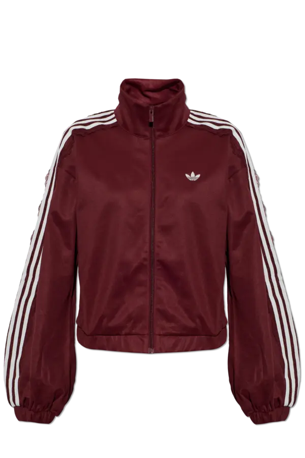 ADIDAS ORIGINALS Sweatshirt With Embroidered Logo - Burgundy