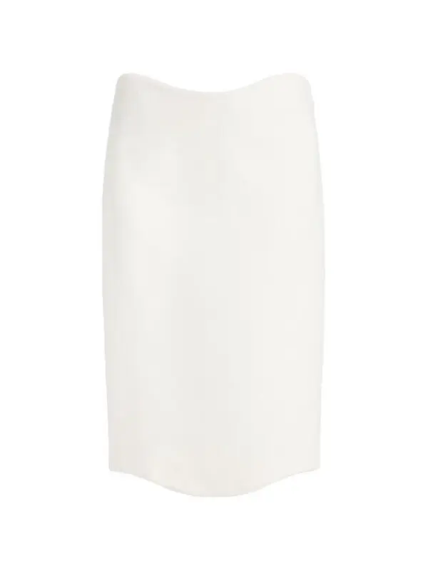 Alaïa Wool Midi Skirt