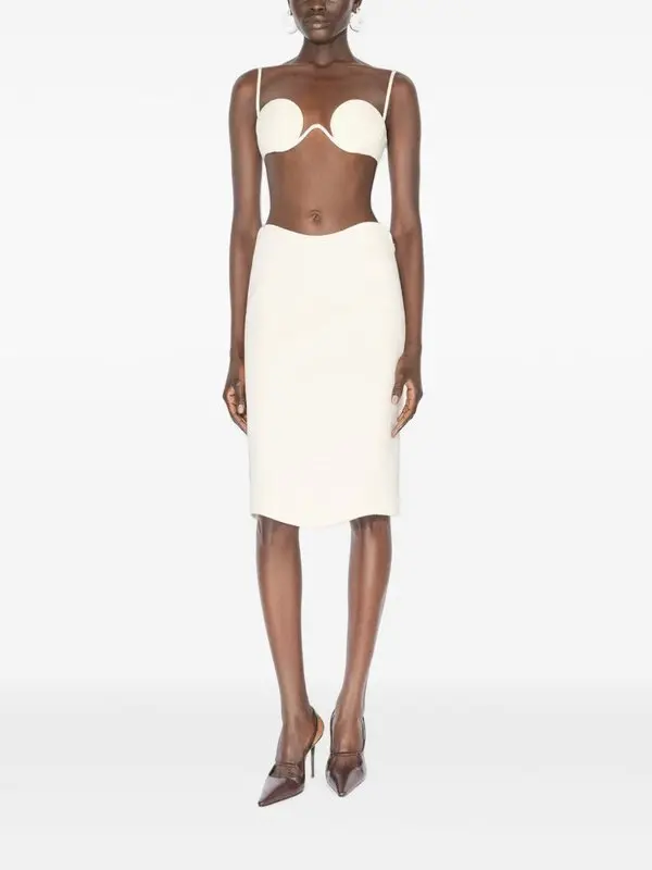 Alaïa Wool Midi Skirt
