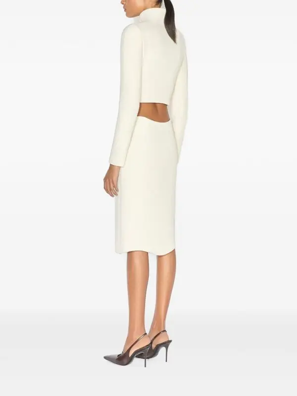 Alaïa Wool Midi Skirt
