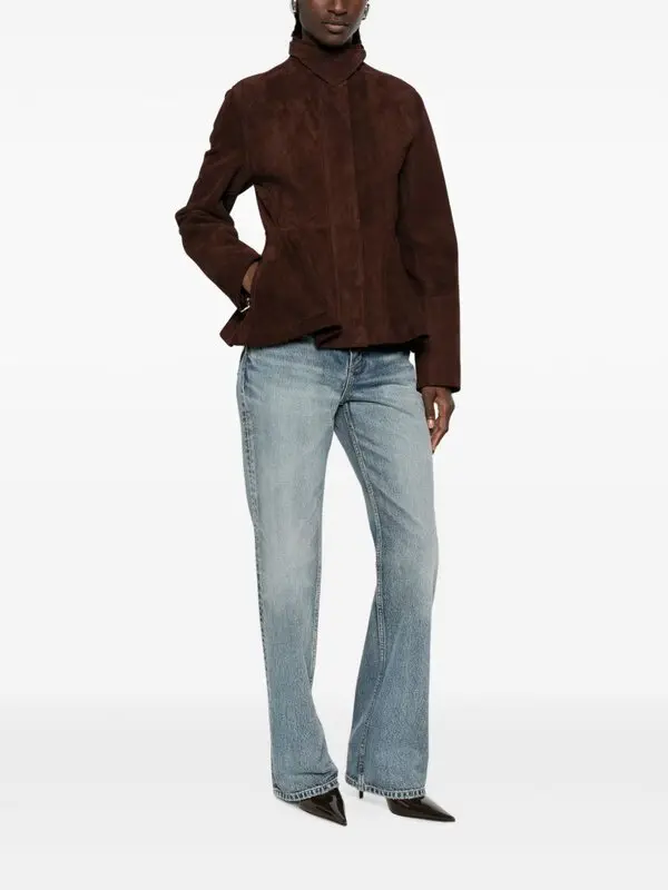 Alaïa Straight-leg Faded Wash Denim Jeans