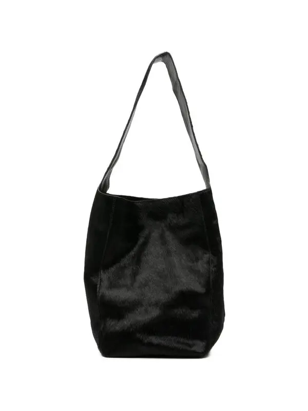 ALYSI Leather Bucket Bag