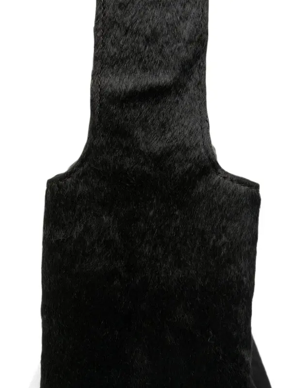 ALYSI Leather Bucket Bag