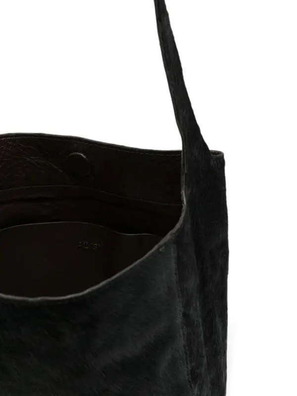 ALYSI Leather Bucket Bag