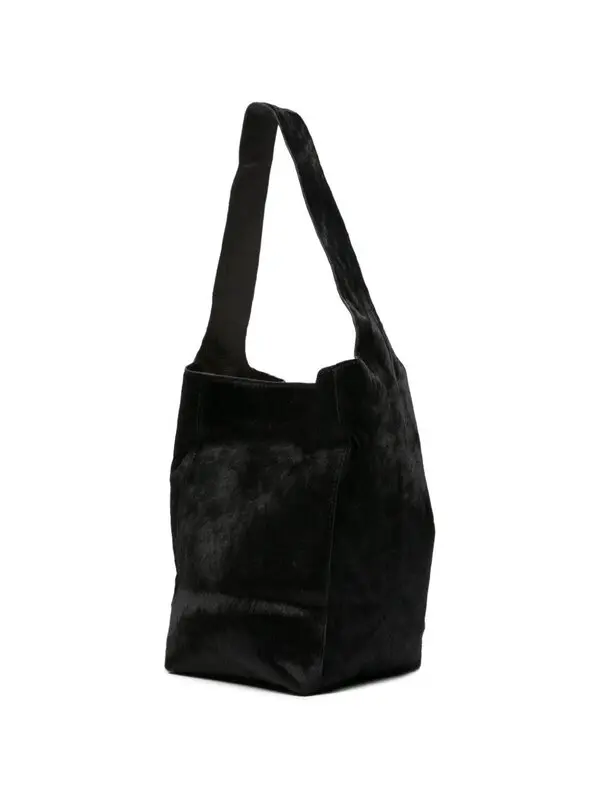 ALYSI Leather Bucket Bag