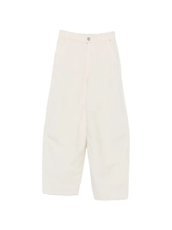 ALYSI Velvet Barrel Trousers