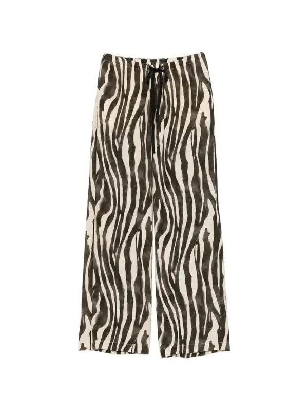 ALYSI Zebra Print Trousers
