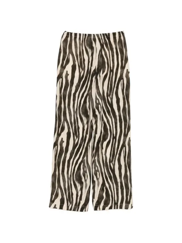 ALYSI Zebra Print Trousers