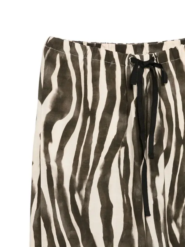 ALYSI Zebra Print Trousers