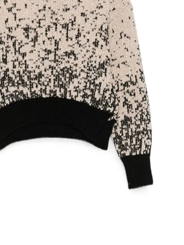 ALYSI Chenille Turtle-neck Sweater