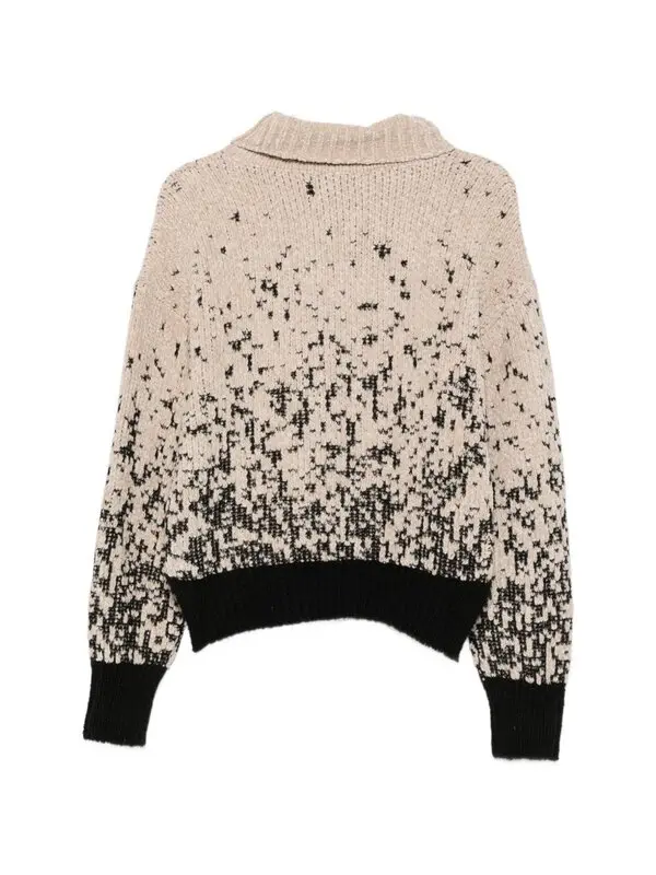ALYSI Chenille Turtle-neck Sweater