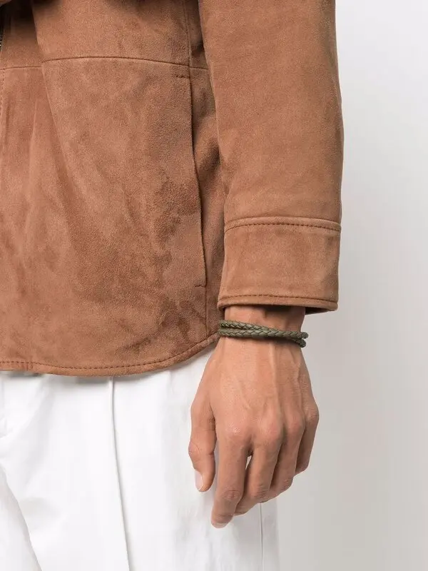 TOD'S Mycolors Leather Bracelet - Green