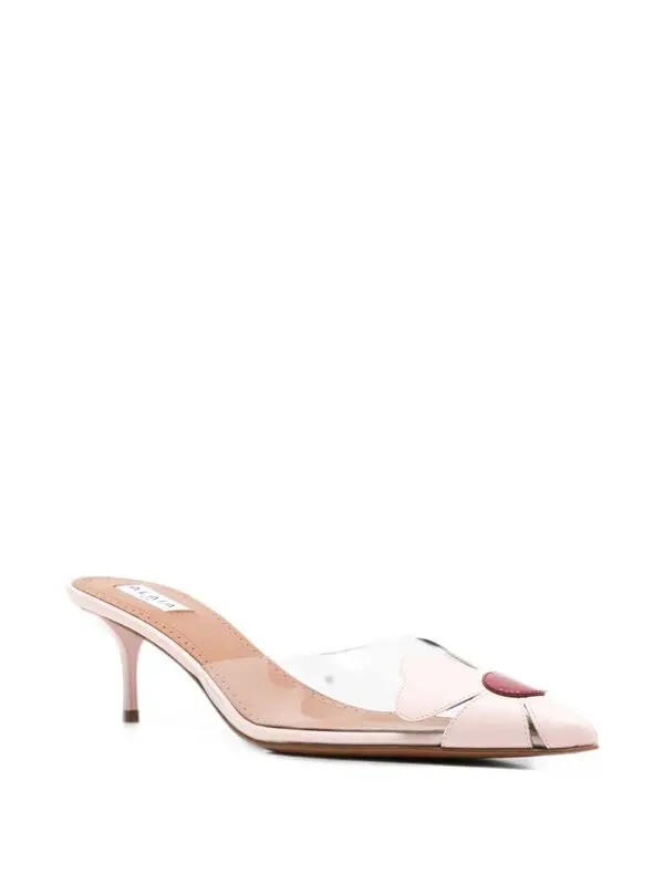 Alaïa Bloom Mules - Pink