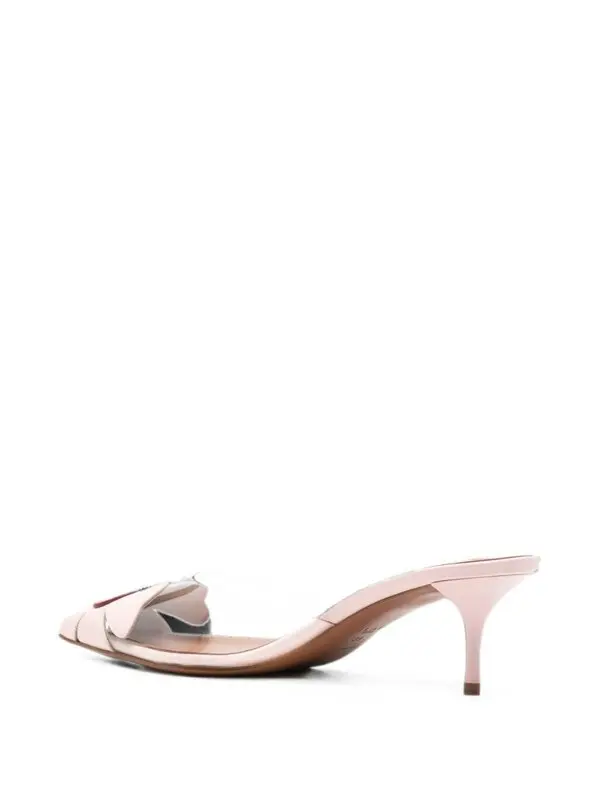 Alaïa Bloom Mules - Pink