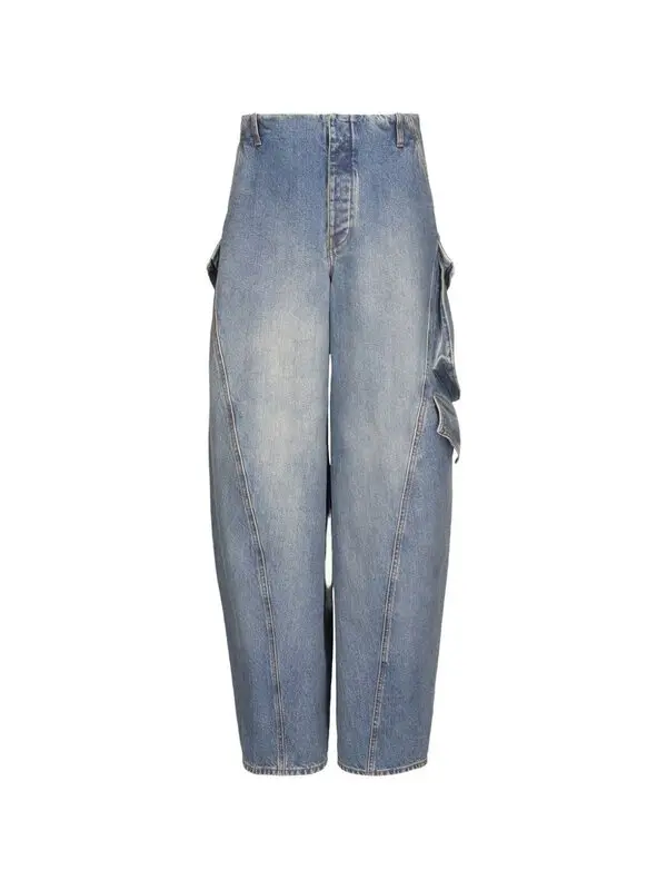 Alaïa Cargo Denim Jeans