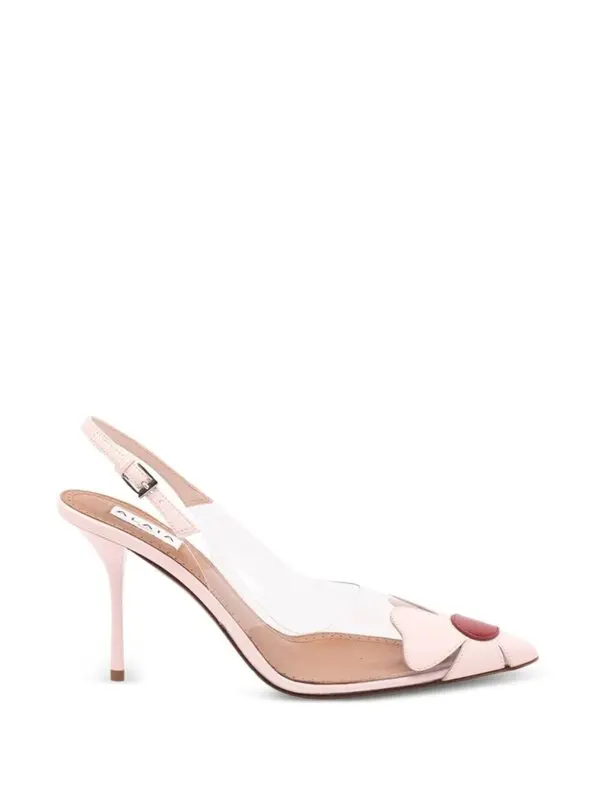 Alaïa Bloom Slingback Pumps - Pink