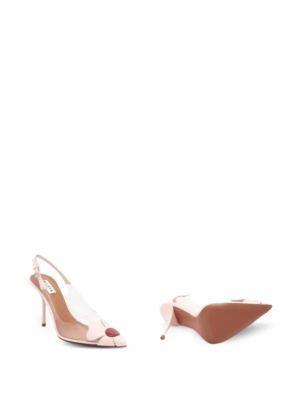 Alaïa Bloom Slingback Pumps - Pink