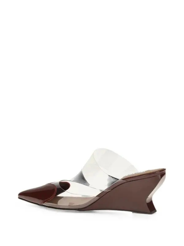 Alaïa Le Coeur Wedge Mules