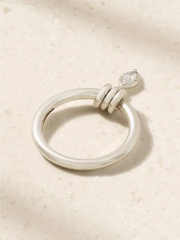 SPINELLI KILCOLLIN Sterling Marquise-cut Diamond Ring