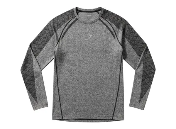 GYMSHARK Devant Seamless Slim Fit Longsleeve T-shirt