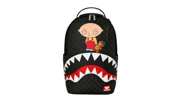 SPRAYGROUND Family Guy Stewie Holding Bear Keychain Backpack