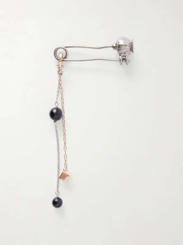 LEMAIRE Thistle Silver-tone Bag Charm