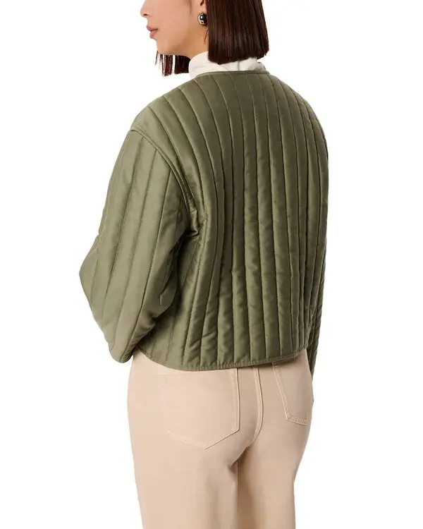 Whistles Cone Sleeve Quilted Jacket