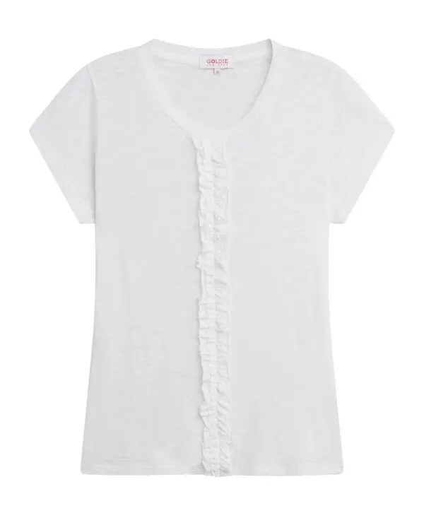 Goldie LeWinter Annette Tee - White