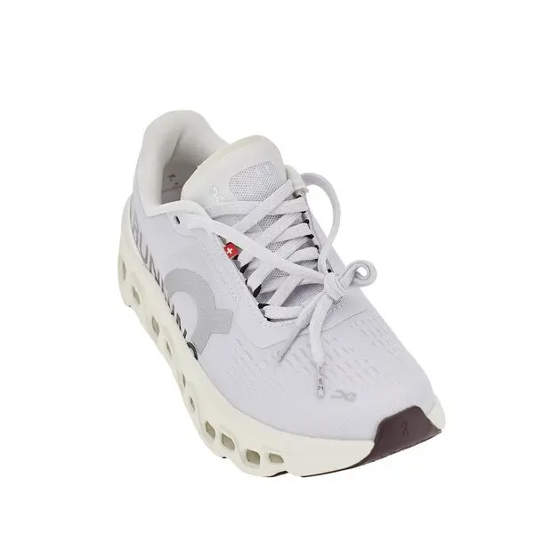On Cloudmonster Technical Mesh Sneakers With Logo Print - Grey