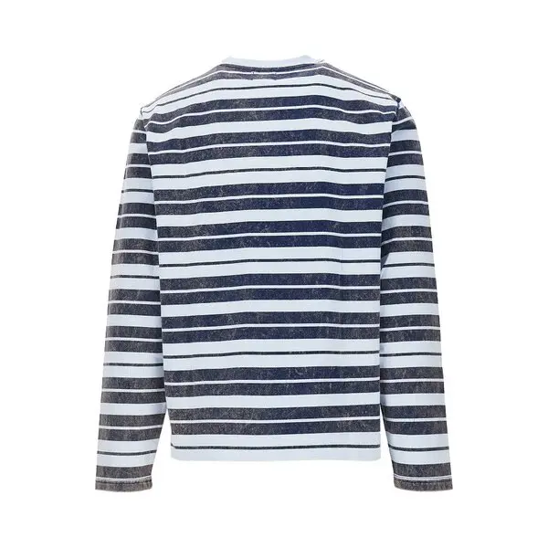 ARTE Cotton T-shirt With Striped Motif
