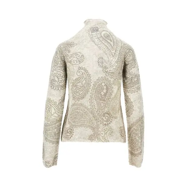 Emporio Armani Paisley Print Knitted Sweater