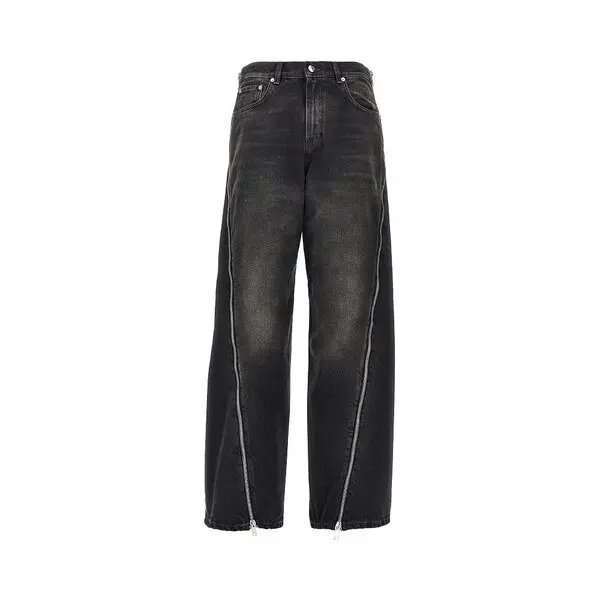 HAIKURE Bonnie Zip Denim Jeans - Black