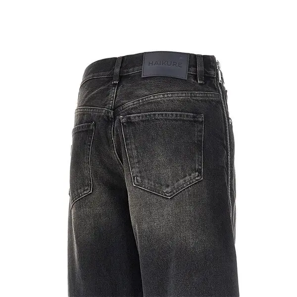 HAIKURE Bonnie Zip Denim Jeans - Black
