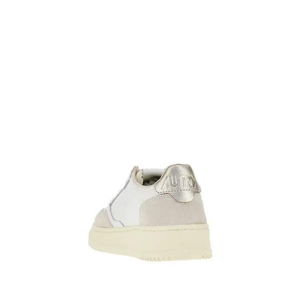 AUTRY Leather And Suede Medalist Low Top Sneakers - White