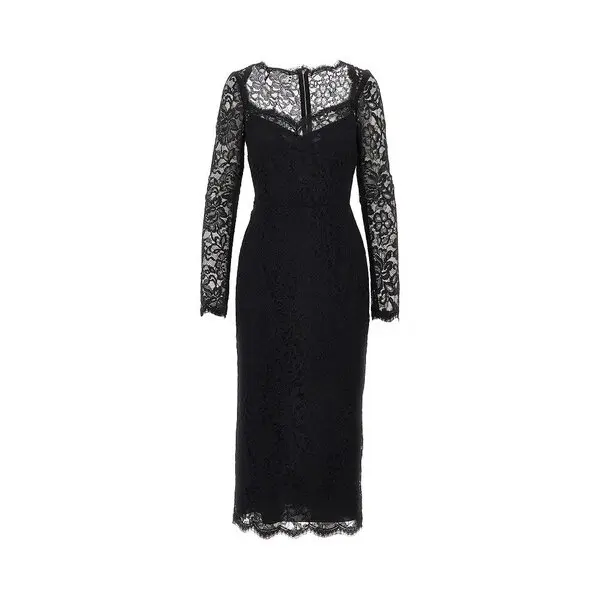 Dolce & Gabbana Cordonetto Lace Midi Dress