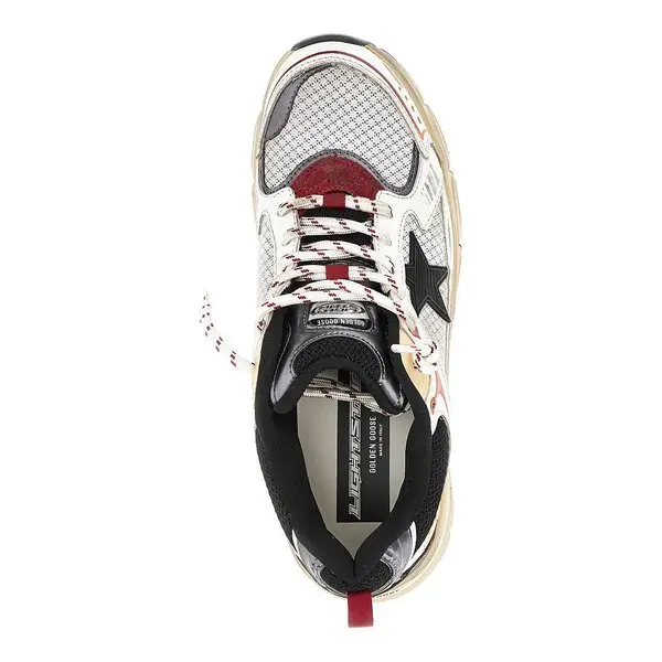 GOLDEN GOOSE Lightstar' Mesh And Leather Sneakers