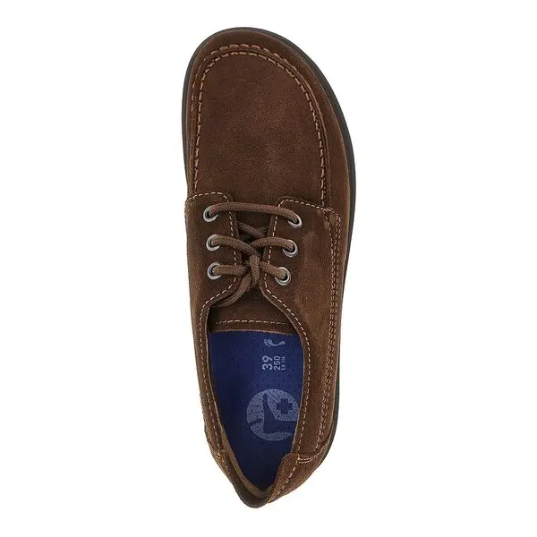 BIRKENSTOCK Suede Leather Lace-up Moc Toe Shoes