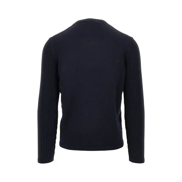 Prada Virgin Wool Sweater With Re-nylon Pocket