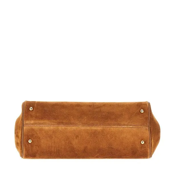 Dolce & Gabbana Suede Leather 'my Sicily' Handbag
