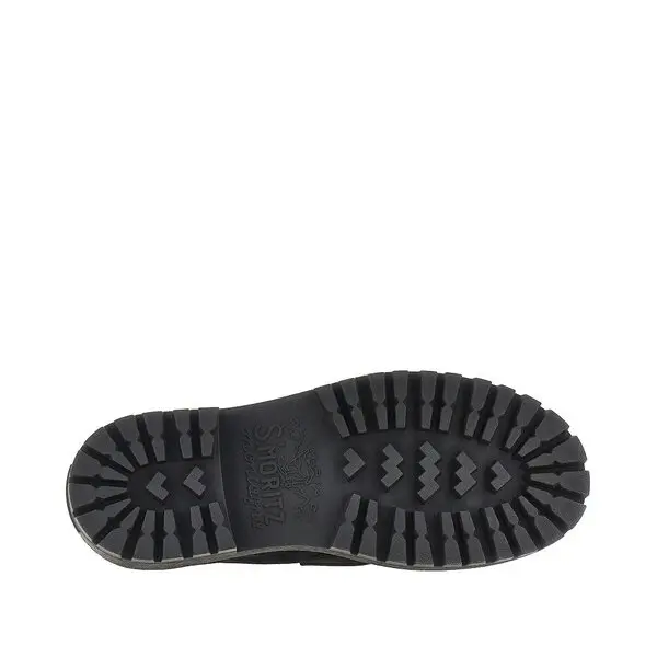 Prada Suede Leather Loafers With Logo And Lug Sole