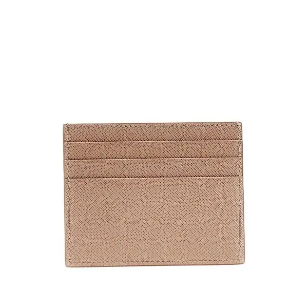 Prada Saffiano Leather Cardholder With Logo