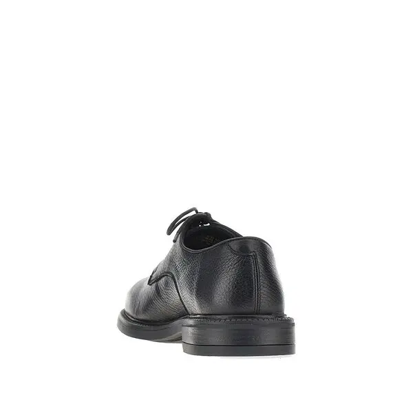 JUAN LACARCEL BY CALCE Grained Leather Lace-up Shoes