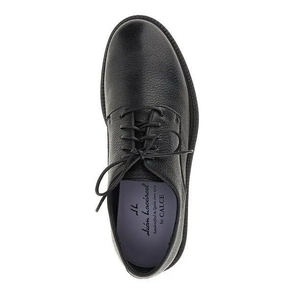 JUAN LACARCEL BY CALCE Grained Leather Lace-up Shoes