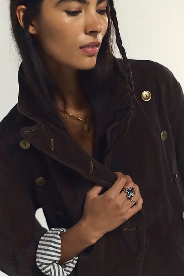 Free People Augusta Velvet Jacket